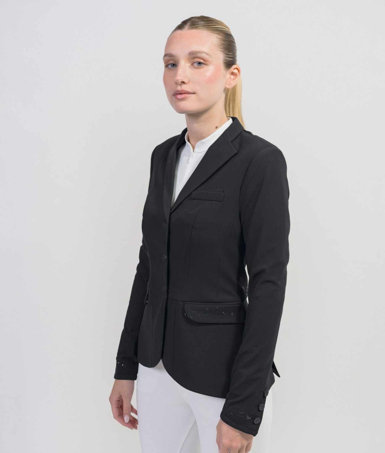 Samshield Victory Black Crystal Leaf Jacket – KC Equestrian Wear